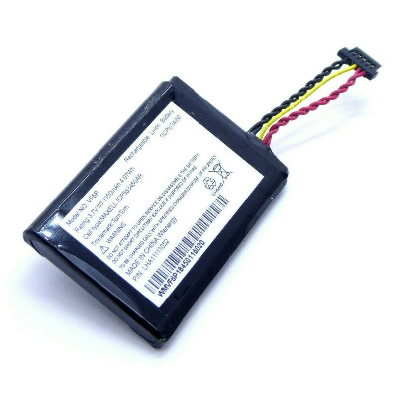 Original TomTom VF6P LHA11111052 Akku Battery für TomTom 4PL60 3,7V 1 ...