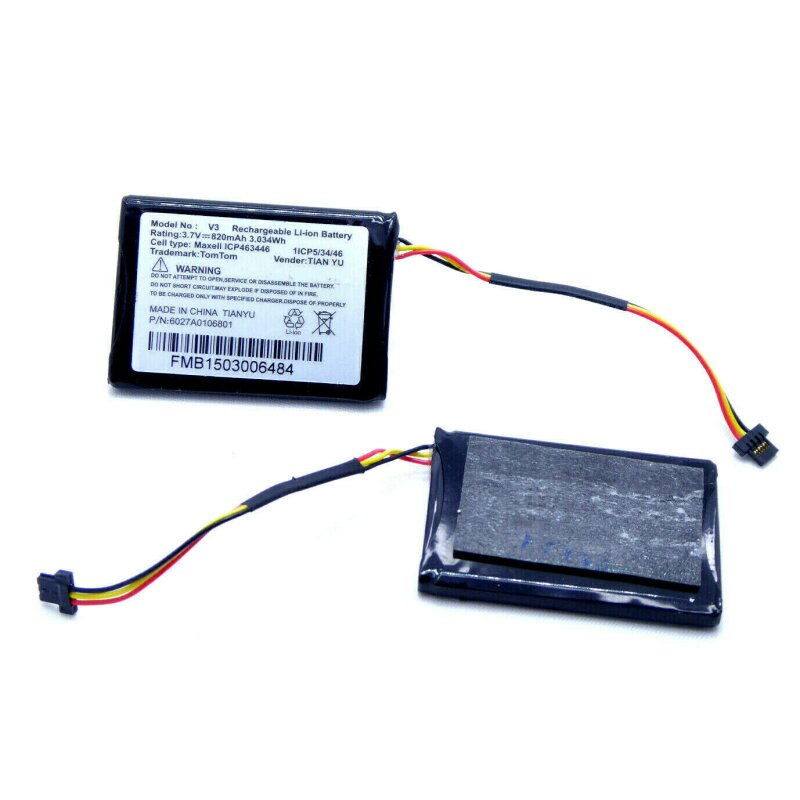 Original TomTom VF6P LHA11111052 Akku Battery für TomTom 4PL60 3,7V 1